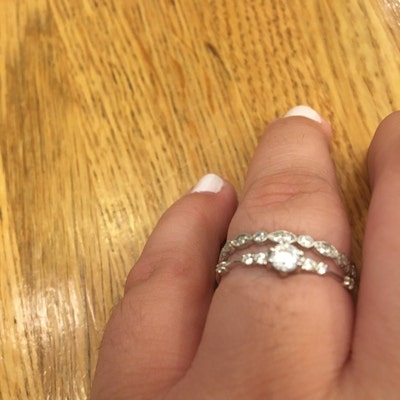 Simple & Dainty 925 Sterling Silver Promise Ring for Her, Unique Womens ...