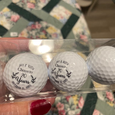 Custom Golf Balls, 50 Years Anniversary, Personalized Gift, Anniversary ...