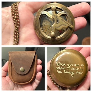 Wedding Gift Personalized Engraved Compass Groomsmen Gift - Etsy