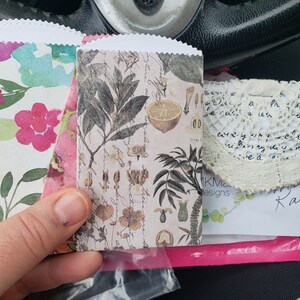 Embossed White Paper Junk Journal Pockets | Etsy