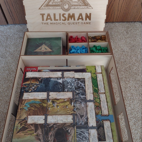 Talisman Complete Game + All Expansion Mass Storage Solution Organizer ...