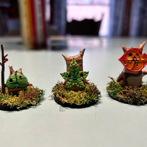 Tree Spirit 3A, 3D Printed, Dungeons and Dragons Miniature, Statue ...