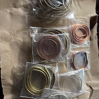 Copper Lopsided Heart Shape Blank Valentine's Day Hearts 27mm X 30mm ...