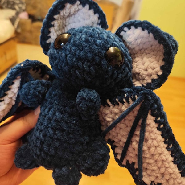 Bellatrix the Bat Amigurumi Crochet PDF Digital Pattern - Etsy