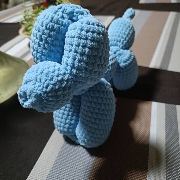 No Sew Balloon Dog Crochet Pattern, Beginner Amigurumi Puppy, Balloon ...