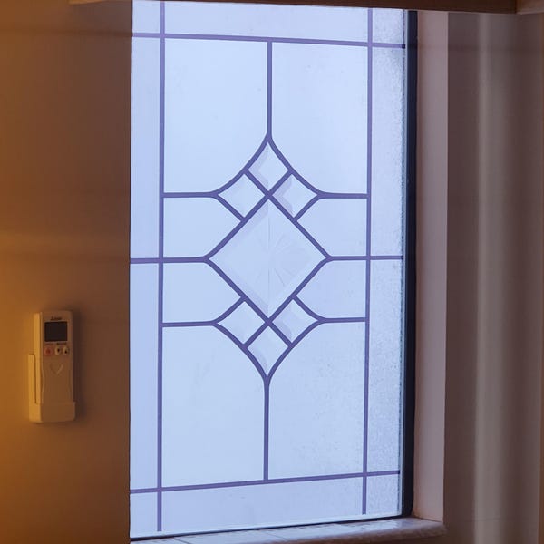 Bespoke Window Decor: Static Cling Stained Glass With Custom Size ...