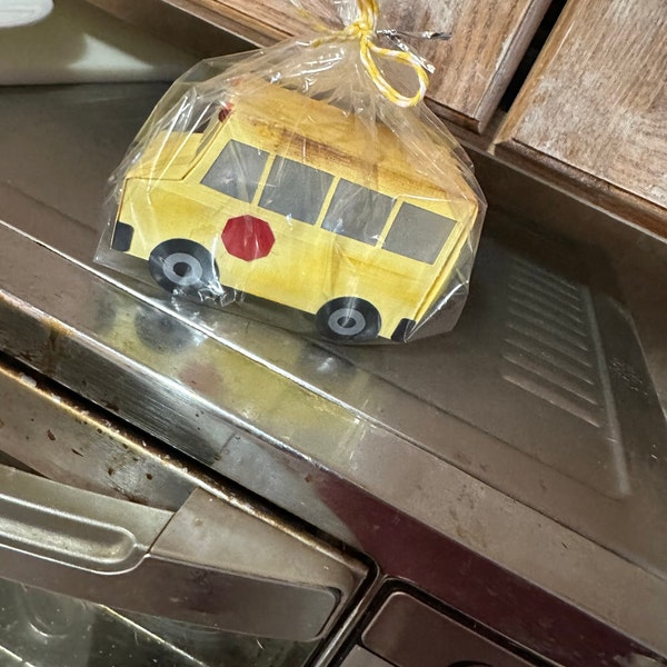 School Bus Gift Box SVG Design - Etsy