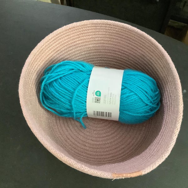 Rope Basket, Rope Tray, Tray, Wood Handles, Kitchen Basket, Wedding ...