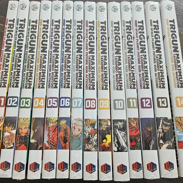 Trigun Maximum Manga Vol.1-14 Complete Set (END) by Ysuhiro Nightow ...