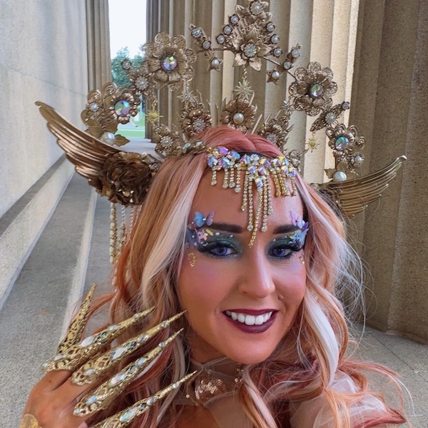 Siren Costume, Siren Mask, Black Siren Mask, Siren Halloween Costume ...