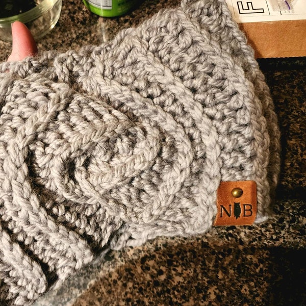 Custom Personalized Tags, Rivet Beanie Tags for Crochet and Knitting ...