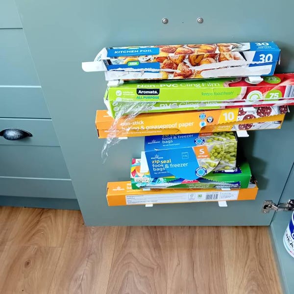 Kitchen Storage Brackets for Tin Foil Cling Film Etc - Etsy
