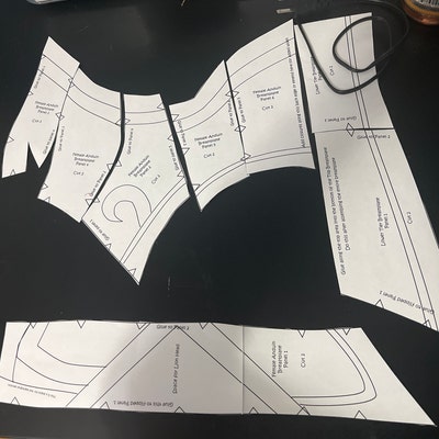 Barbarian Elbow Armor Cosplay Pattern Level 70 Style Foam or - Etsy