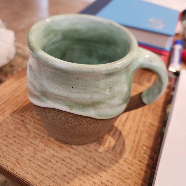 Woodfired Mug, Brown Mug, Natural Ash Mug, Stoneware Mug, Rustic Mug ...