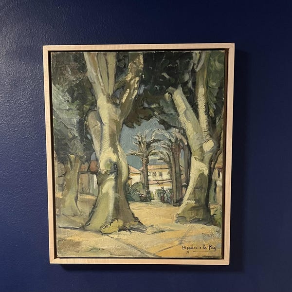 Walnut Floating Canvas Hardwood Frame, Solid Hardwood Display for Deeper 2 Stretched Canvas ...