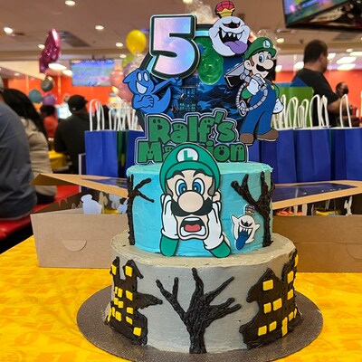 Luigis Mansion Inspired Cake Topper Custom - Etsy