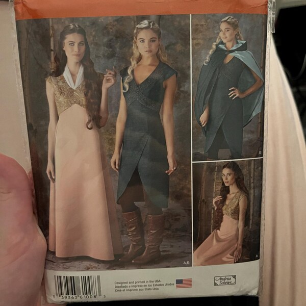 Ballet Dance Costume Sewing Pattern for Kids Girls Size 7 8 10 12 14 16 ...