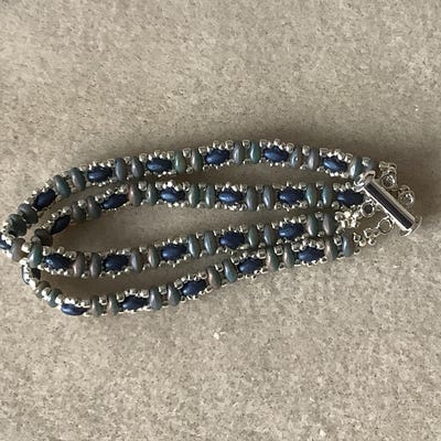 Double Diamond Band Beaded Pattern Tutorial by Deb Roberti digital ...