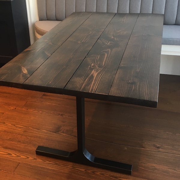 Modern Metal Table Legs – BESIK Single Bar Dining Table Leg – H 28 ...