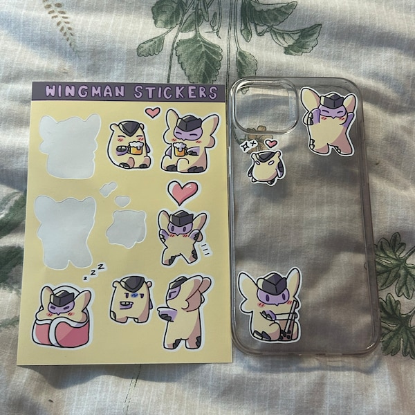 NEW CLOVE Cute Chibi Valorant Walking Stickers Glossy Vinyl Cute Gaming ...