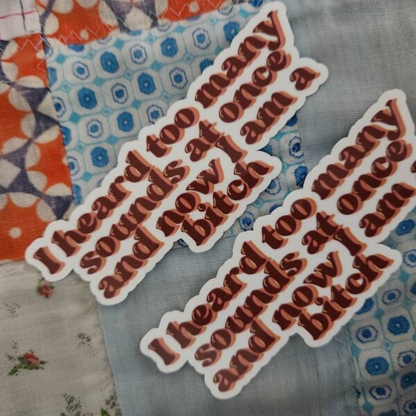 Overstimulated ADHD Too Many Sounds Sticker Neurodivergent Mental ...