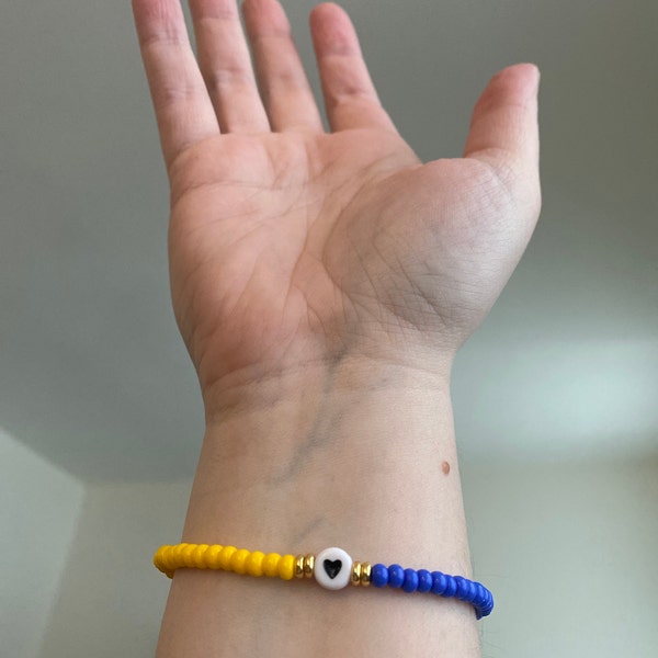 Support Ukraine Bracelet | Ukraine Donation | Bracelet for Ukraine ...