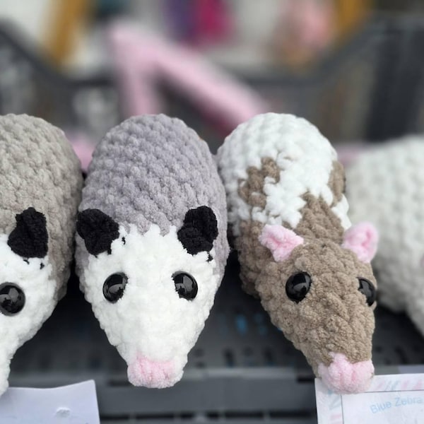 No Sew Rats Crochet Pattern PDF Bundle | Rat + Baby Rat | Instructions ...