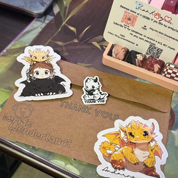 Fourth Wing Tairn Andarna Violet Sticker | Chibi Cute Stacked Heads - Etsy