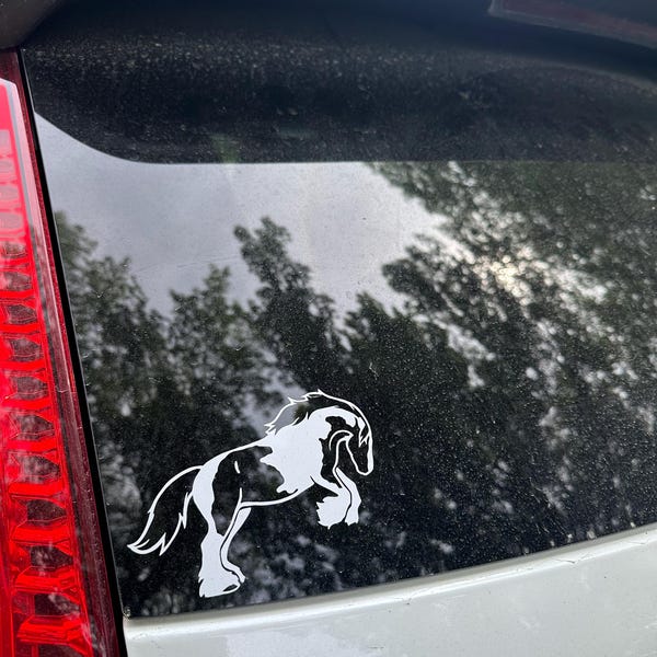 Funny Extra Large Horse Trailer Decal "back off Before My Horse Craps ...