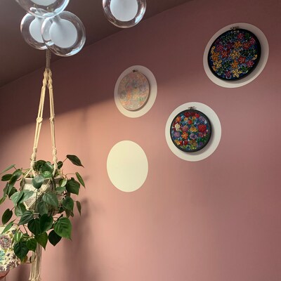 Wall Circle Decal Modern Wall Decal Wall Decal Boho Wall - Etsy