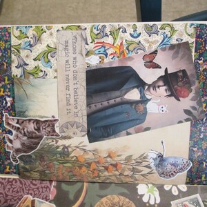 Tim Burton Style Witches Halloween Journaling Papers ATC - Etsy