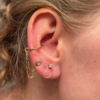 Silver Rook Piercing Silver Rook Hoop Rook Earring Gold Rook Jewellery ...