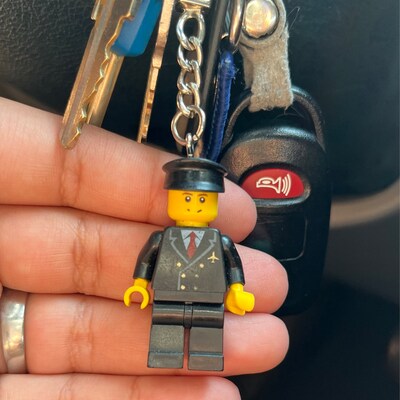 Toystory Buzz Lightyear Minifigure with Plain White Torso Legs Keychain ...