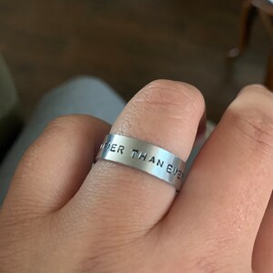 OBX Character Inspired Rings Adjustable - Etsy