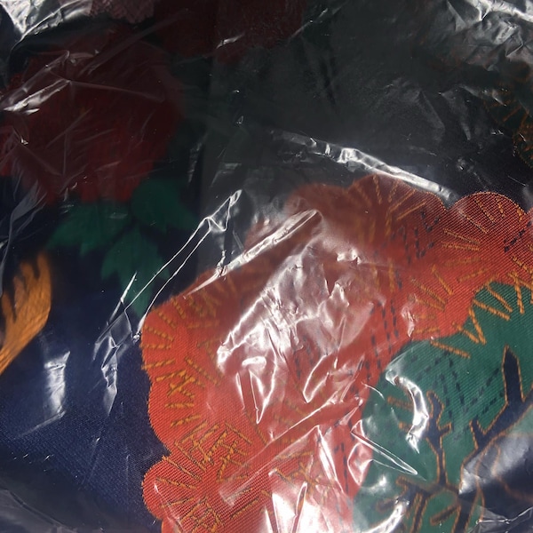 Black Dark Floral Fabric, Flocking Mesh Fabric, Gradient Lace Fabric ...