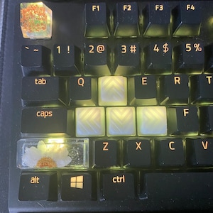 Keychron K3 Textured Keycap Set WASD White Grey Black - Etsy