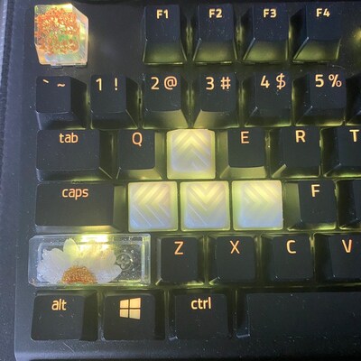 Keychron K3 Textured Keycap Set WASD White Grey Black - Etsy