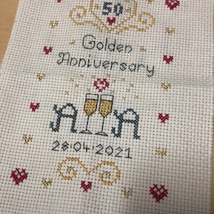 Happy 60th Birthday Cross Stitch Card Kit - Etsy UK