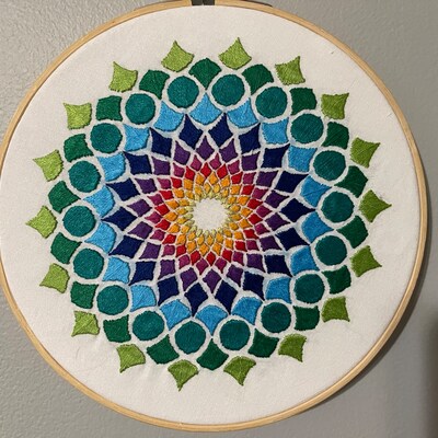 Wheel Embroidery Pattern - Etsy