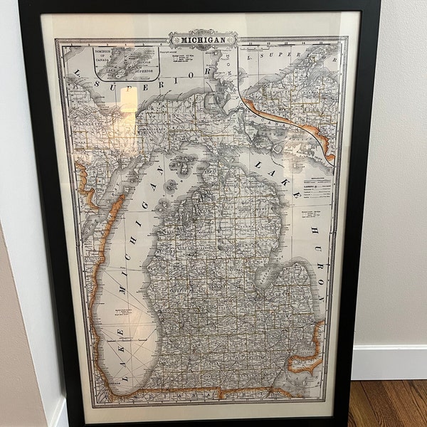 1915 US Highway Map: Vintage United States Road Map Print - Etsy