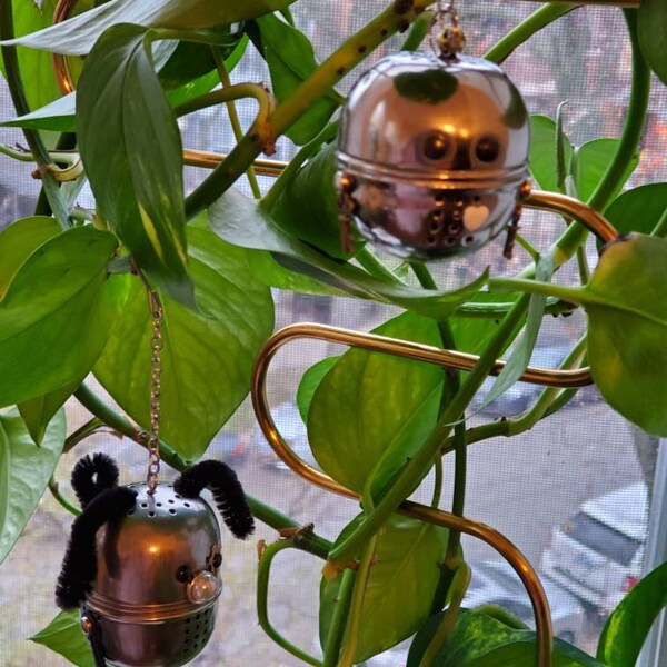 CLOVER the CAFFEINE BOT, Assemblage Art Recycled Robot Sculpture - Etsy