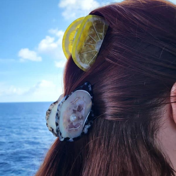 Green Alien Claw Clip // Sci-fi Inspired Cellulose Acetate Hair ...