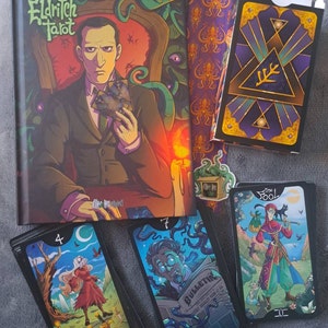 Cthulhu Mythos Poker Double Set green Edition, Black Edition & Dealer ...