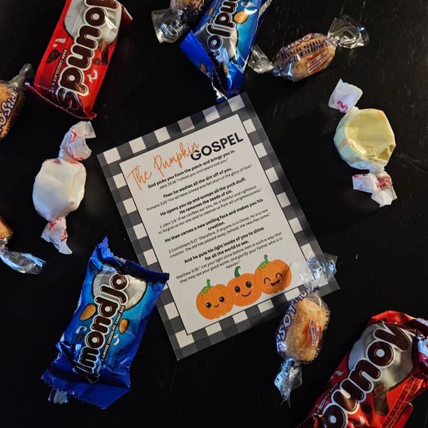 Pumpkin Prayer Printable & Pumpkin Gospel Plan of Salvation, Kids ...