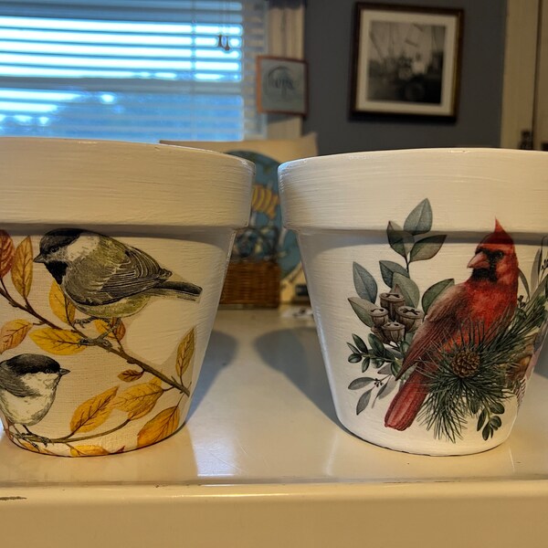 Cardinal Planter, Cardinal Gifts, Remembrance Gifts, Christmas Plant ...