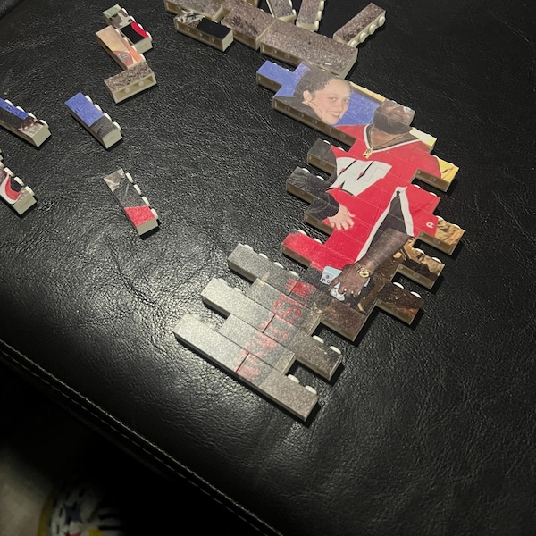 144 Pieces Photo Custom Building Block, Jigsaw Puzzle, Picture Puzzle ...