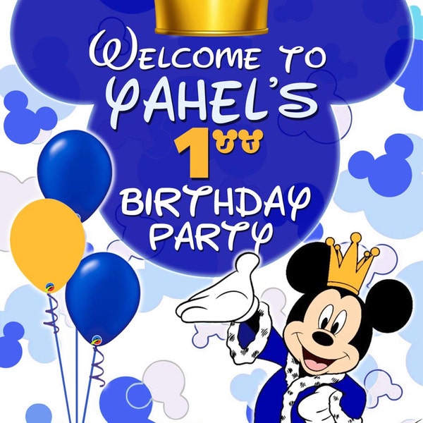 Printable Baby MICKEY MOUSE Diaper Raffle Kit. Baby Shower Diaper ...