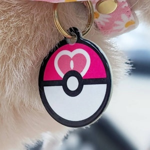 Pokemon Tag Pokémon Tags Poke Ball Dog Tag Pokemon Pet ID Tag custom ...