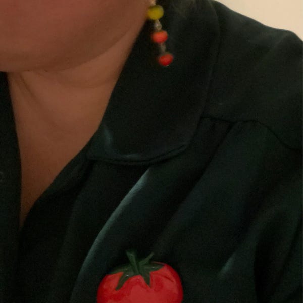 Tomato Earrings Miniature Food Jewelry Gardener Gifts tomato Girl ...