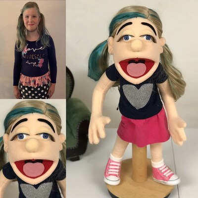 My CHILD Portrait Muppet Puppet Custom Made CHILD Look Alike Puppet. - Etsy